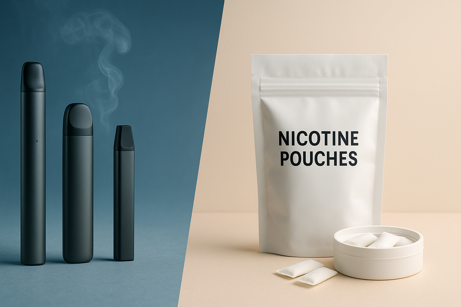 Nicotine Pouches vs. E-Cigarettes: Which Is the Safer Option?