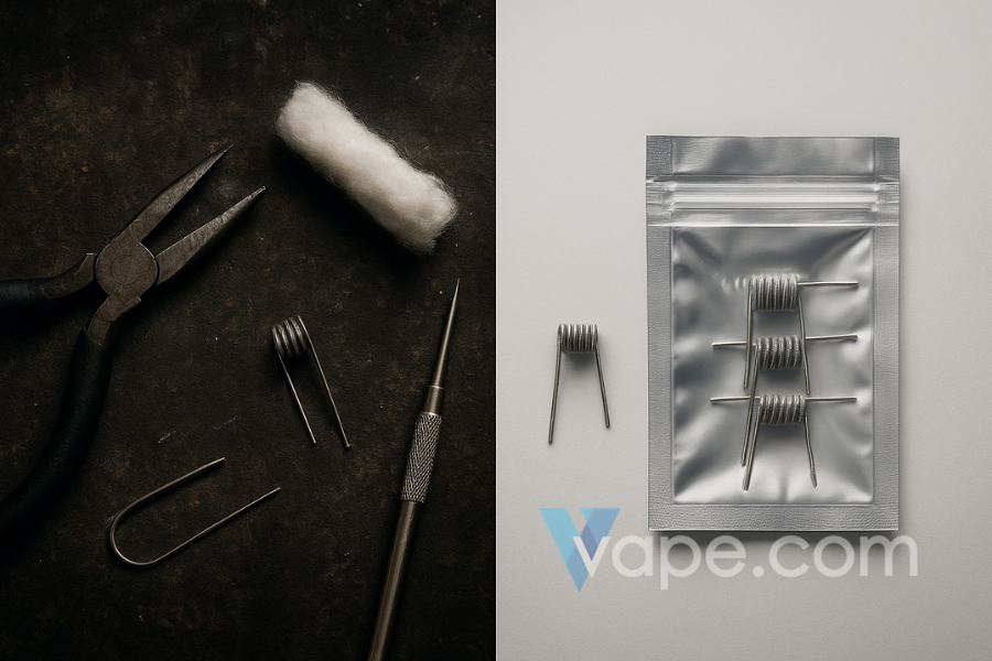 DIY vs. Pre-Built Vape Coils – Which Is Best for Flavor, Cost & Performance